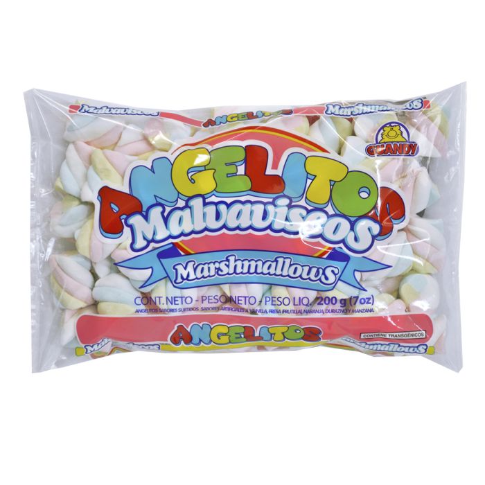 Marshmallow Angelitos jumbo bicolor 300g
